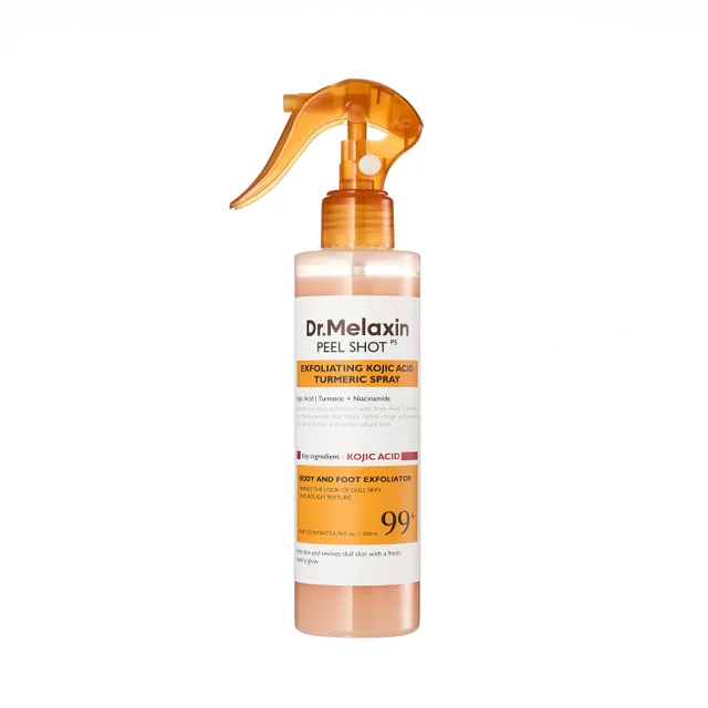 Peel Shot Exfoliating Kojic Acid Turmeric Spray – Skintura